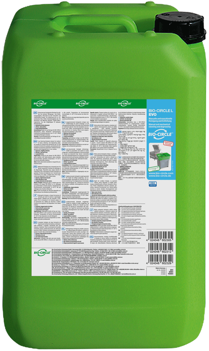 BIO-CIRCLE L Evo | BIO-CIRCLE L Evo | BIO-CIRCLE | Czyszczenie ręczne ...